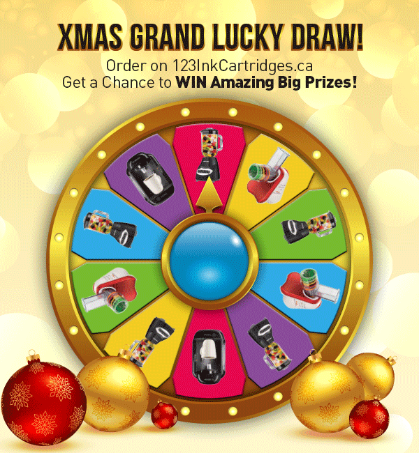 XMAS Grand Lucky Draw! 123InkCartridges 20161220