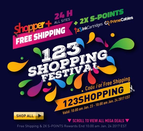 24H Free Shipping + 2X S-Points all sites - 123 Shopping Festival ...